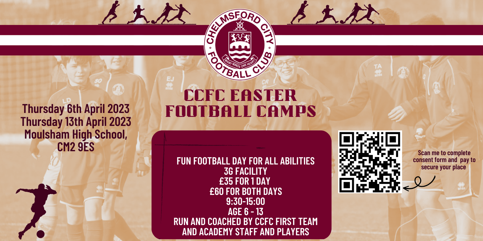 Chelmsford City F.C. - Event - CCFC Easter Football Camps